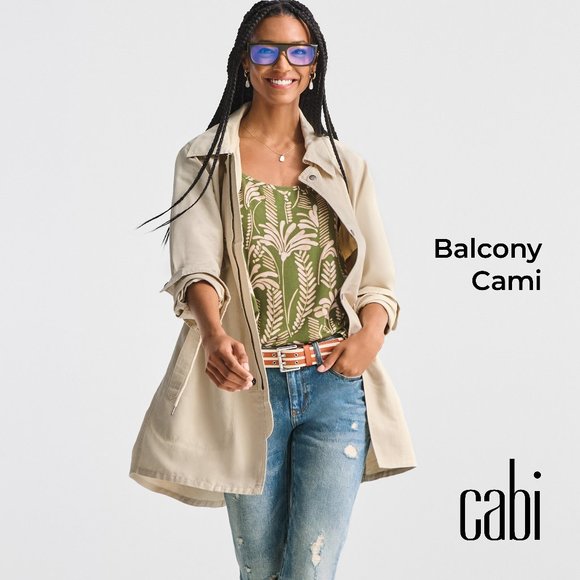 CAbi | Tops | Balcony Cami Cabi Sample Sale M | Poshmark
